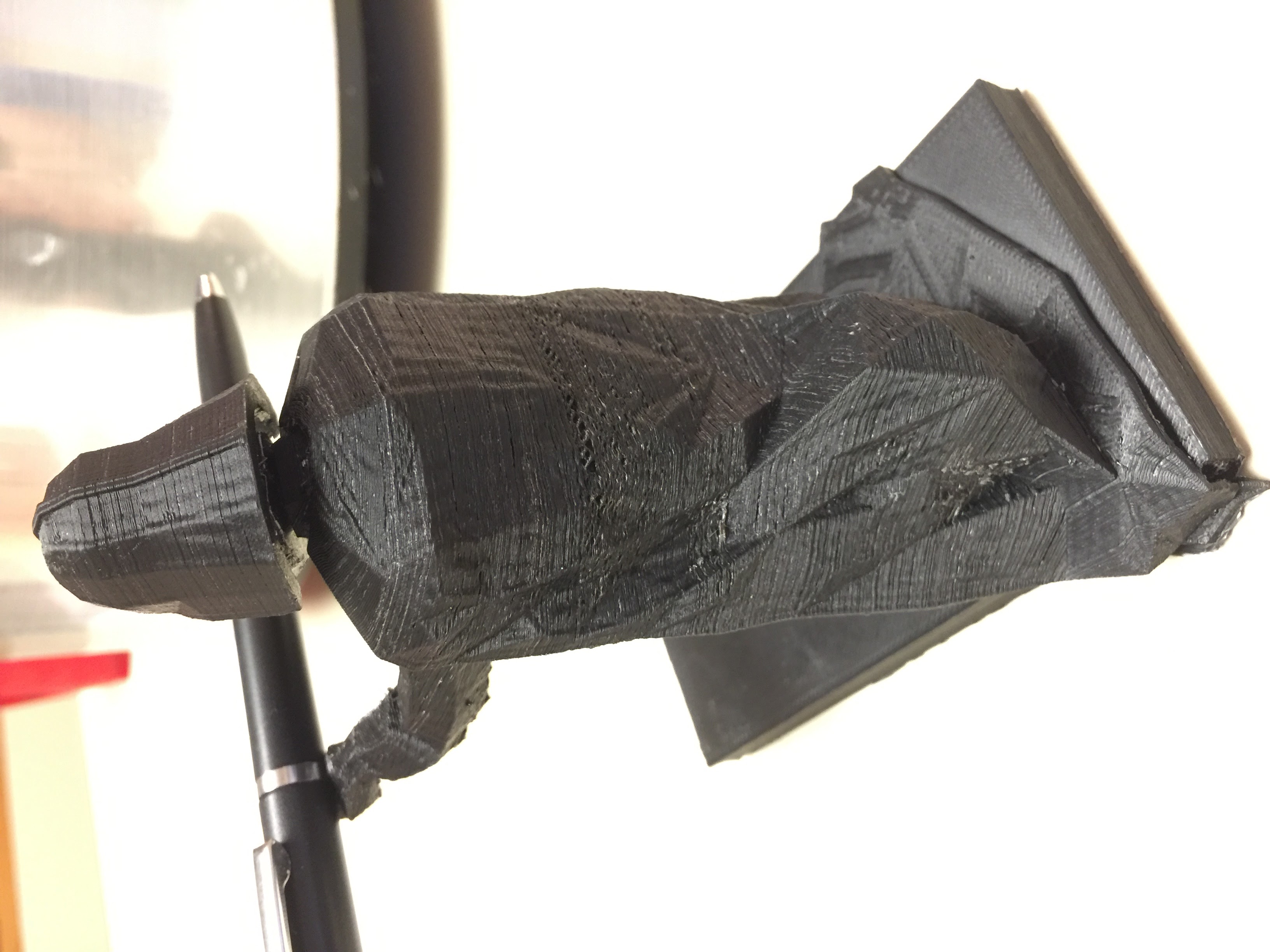 LowPoly Darth Vader remote Holder by dc132 | Download free STL model ...