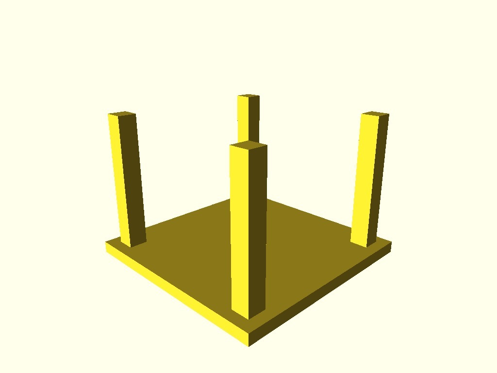 2.5D Simple Chair and Table by Jürgen Weigert | Download free STL model ...