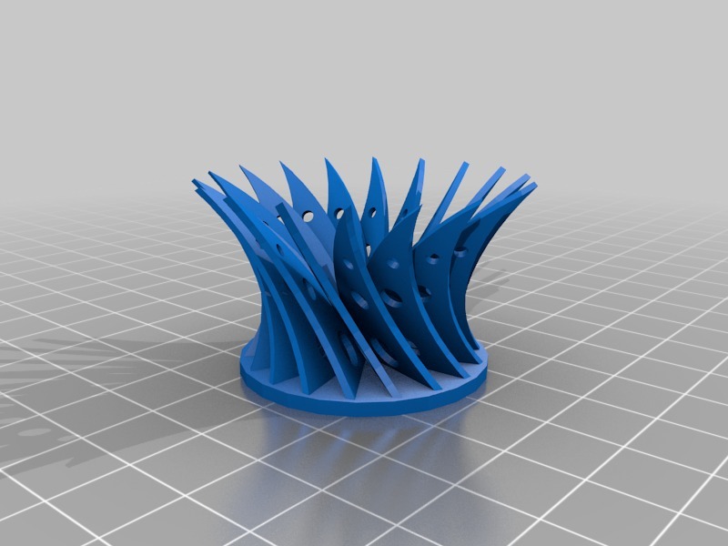 Blades Crystal Ball Stand by Jürgen Weigert | Download free STL model ...