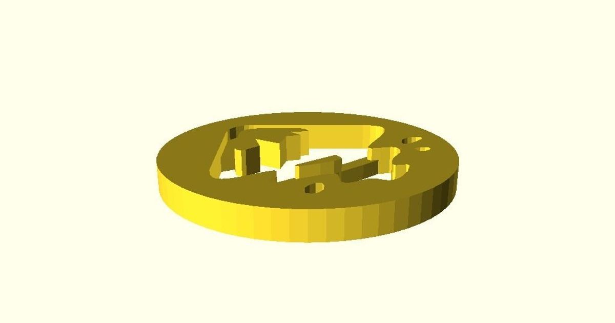 2.5D Inkscape Logo Coin (shopping cart token) by Jürgen Weigert ...