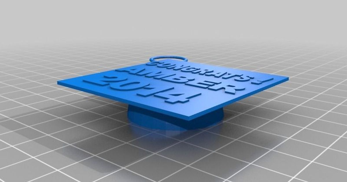 Graduation Cap - present by gldndragon77 | Download free STL model ...