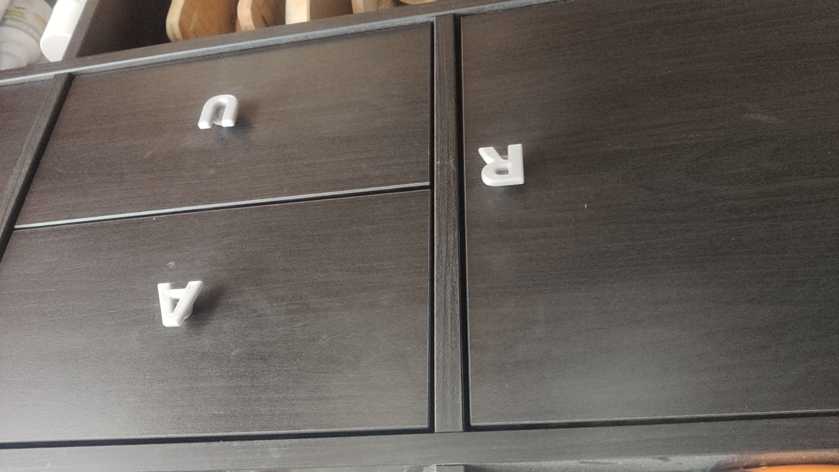 Alphabet Letter Cabinet Knobs by Tomtom5893 | Download free STL model ...