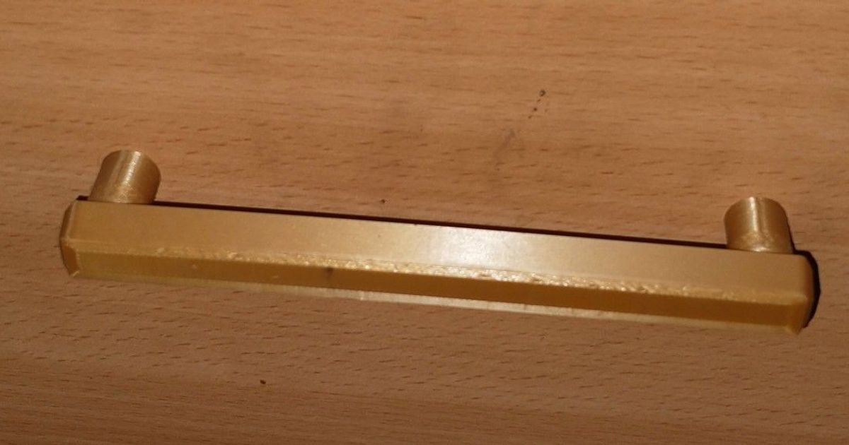 Hexagonal shape handle by Criss | Download free STL model | Printables.com