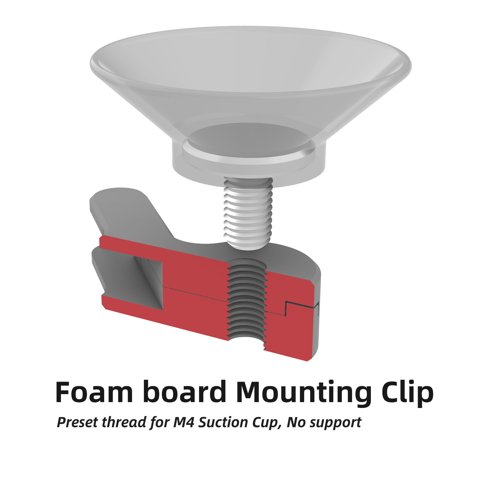 Foam board Mounting Clip by wuguigui | Download free STL model ...