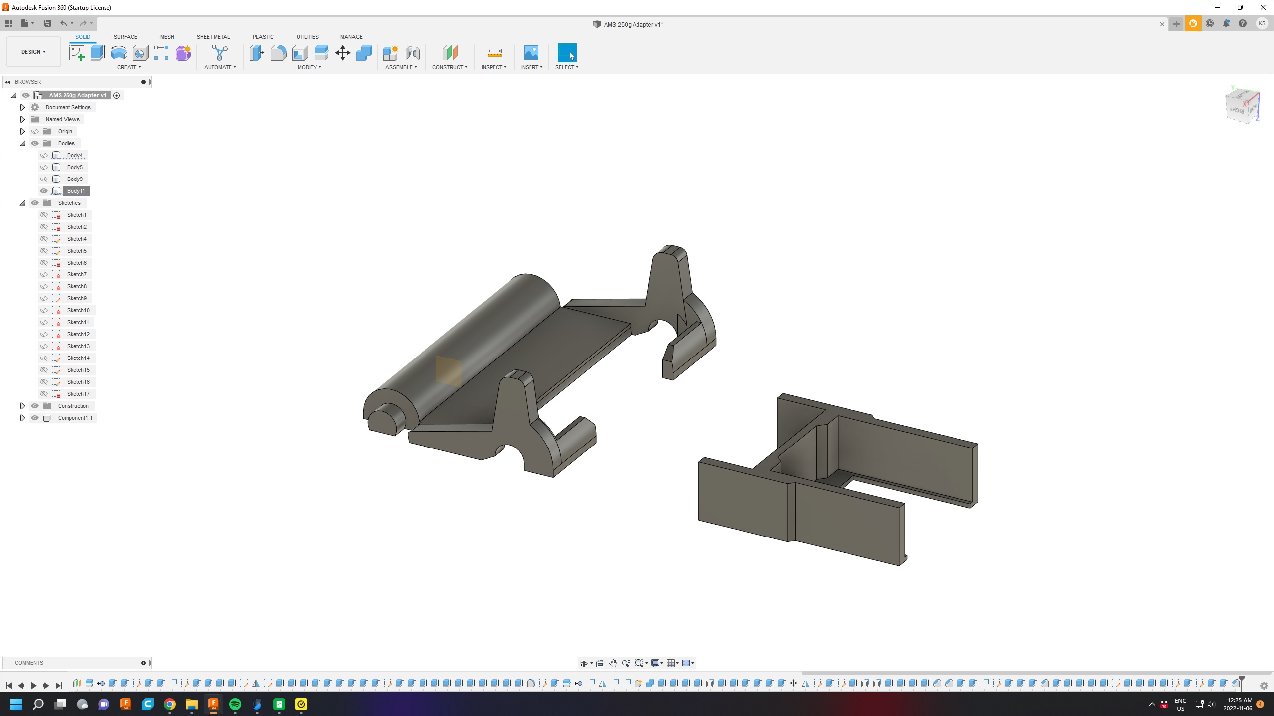 Bambu - AMS Spool Adapter Universal by k2thestank | Download free STL ...