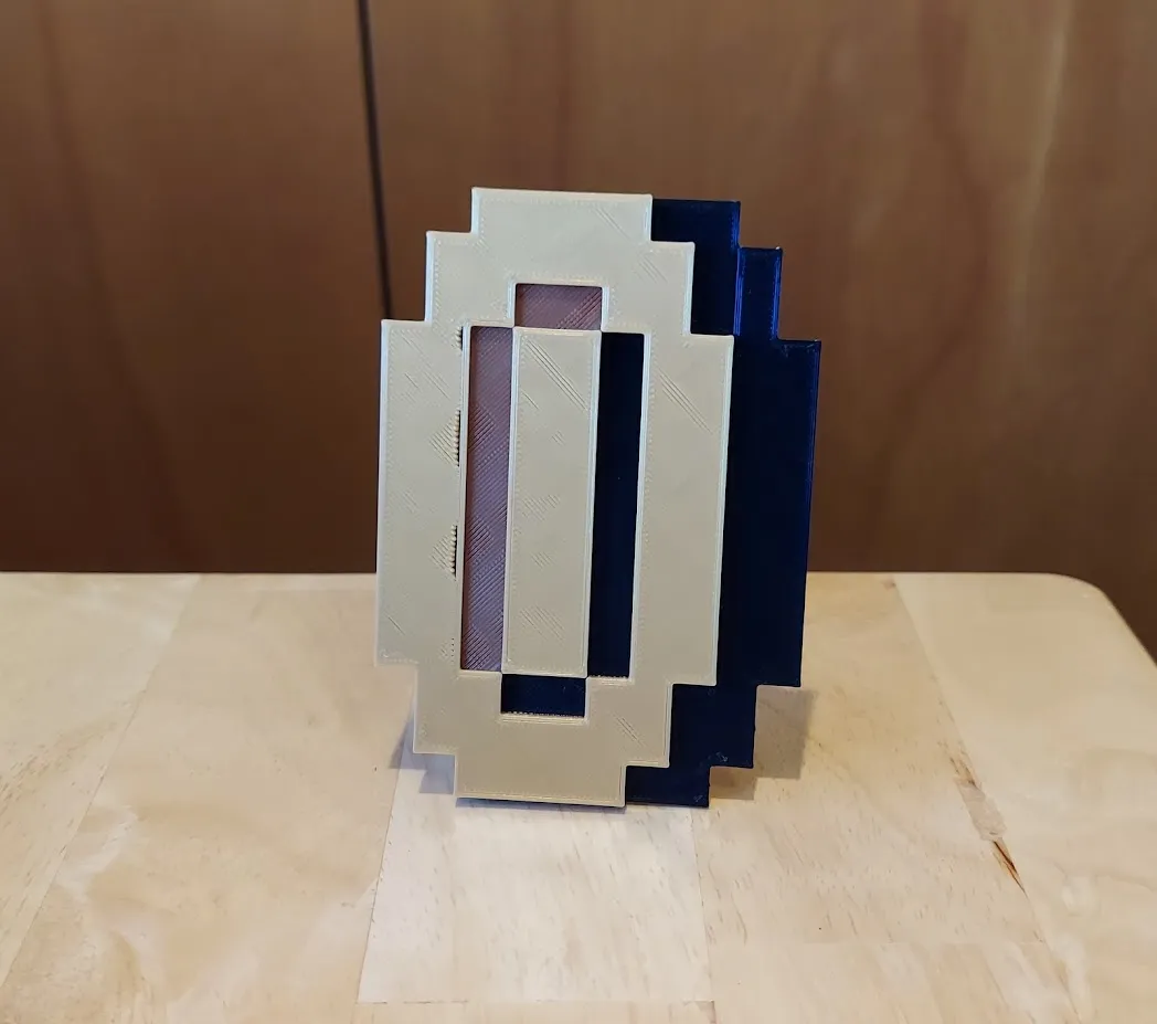 8-Bit Mario Coin Plate by ValleyGeek | Download free STL model ...