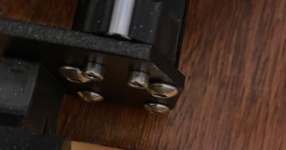 Y-axis rods holder-THI by G.design | Download free STL model ...