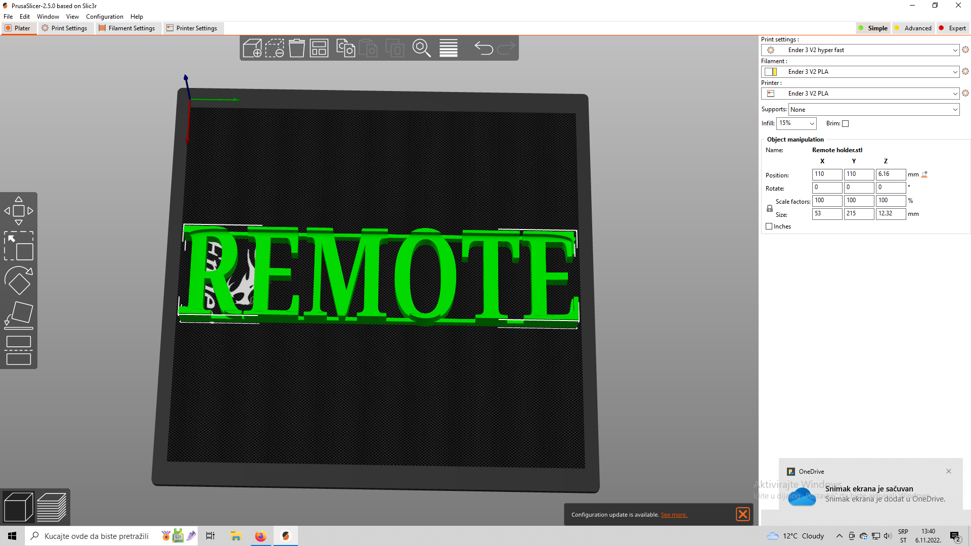 Remote control holder by Devetka | Download free STL model | Printables.com