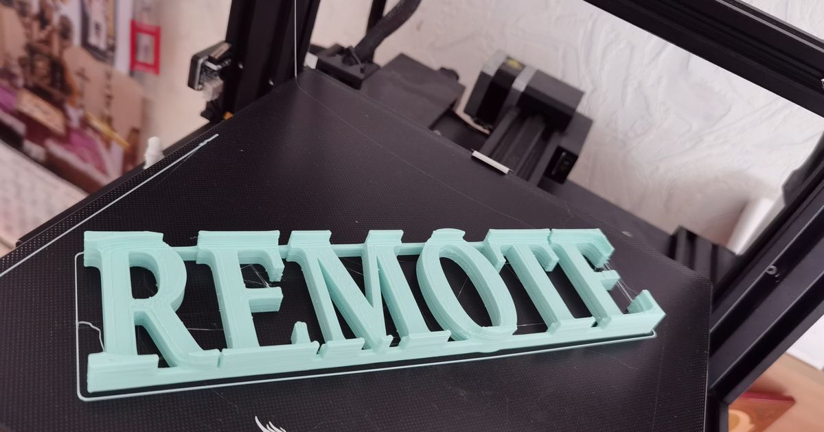 Remote control holder by Devetka | Download free STL model | Printables.com