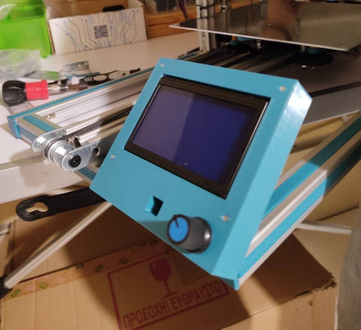 Arduino Screen Case (12864 LCD control panel) by ToniaZ | Download free ...