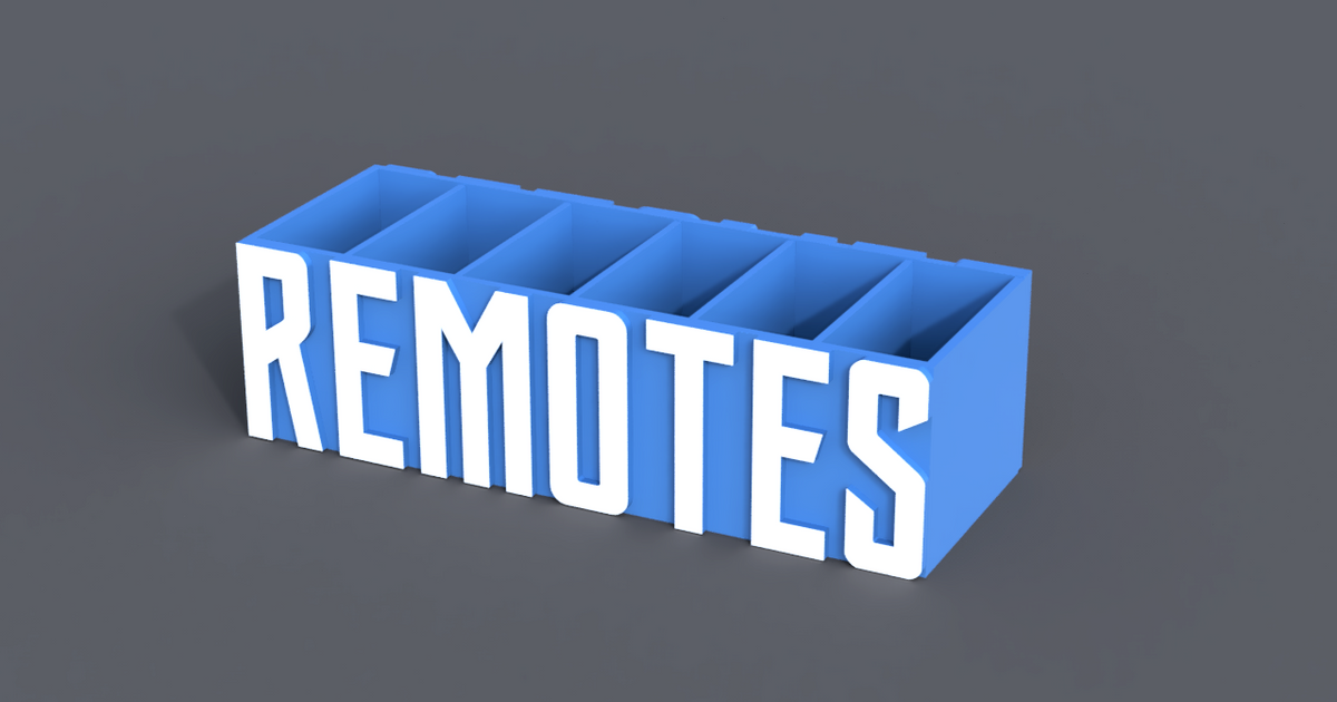 'Remote' Remote Stand von PRINTSY | Kostenloses STL-Modell ...
