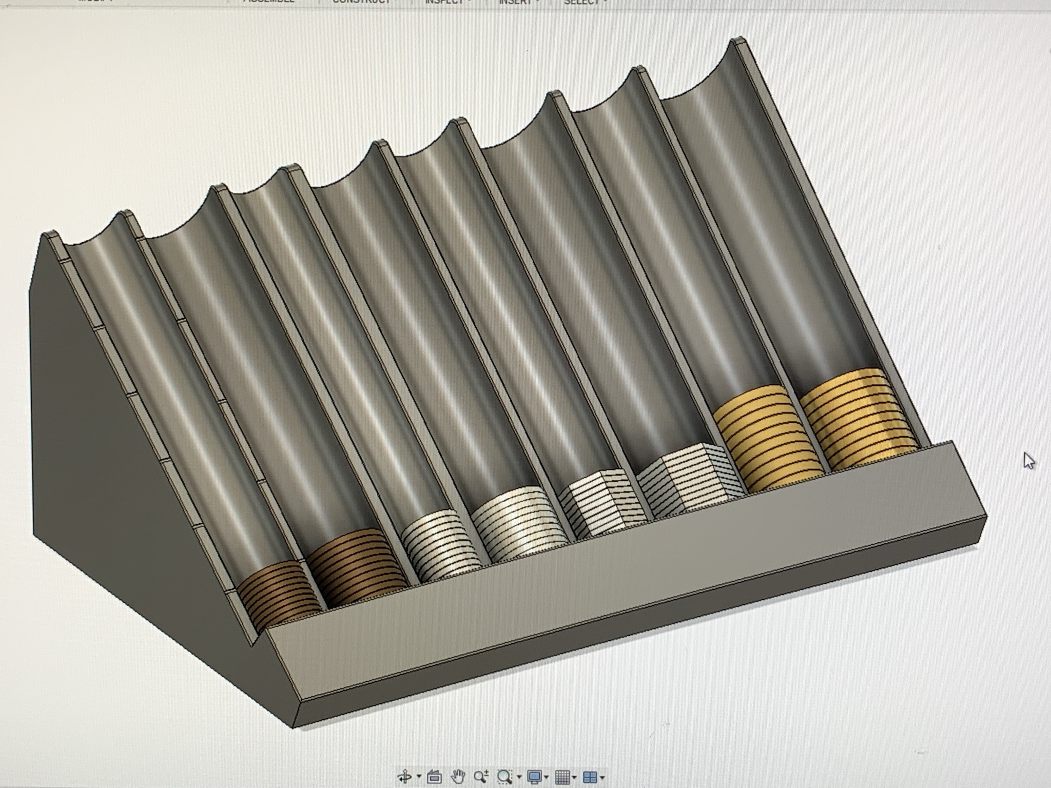 Vertical Money Tray by Aaron Clark | Download free STL model ...