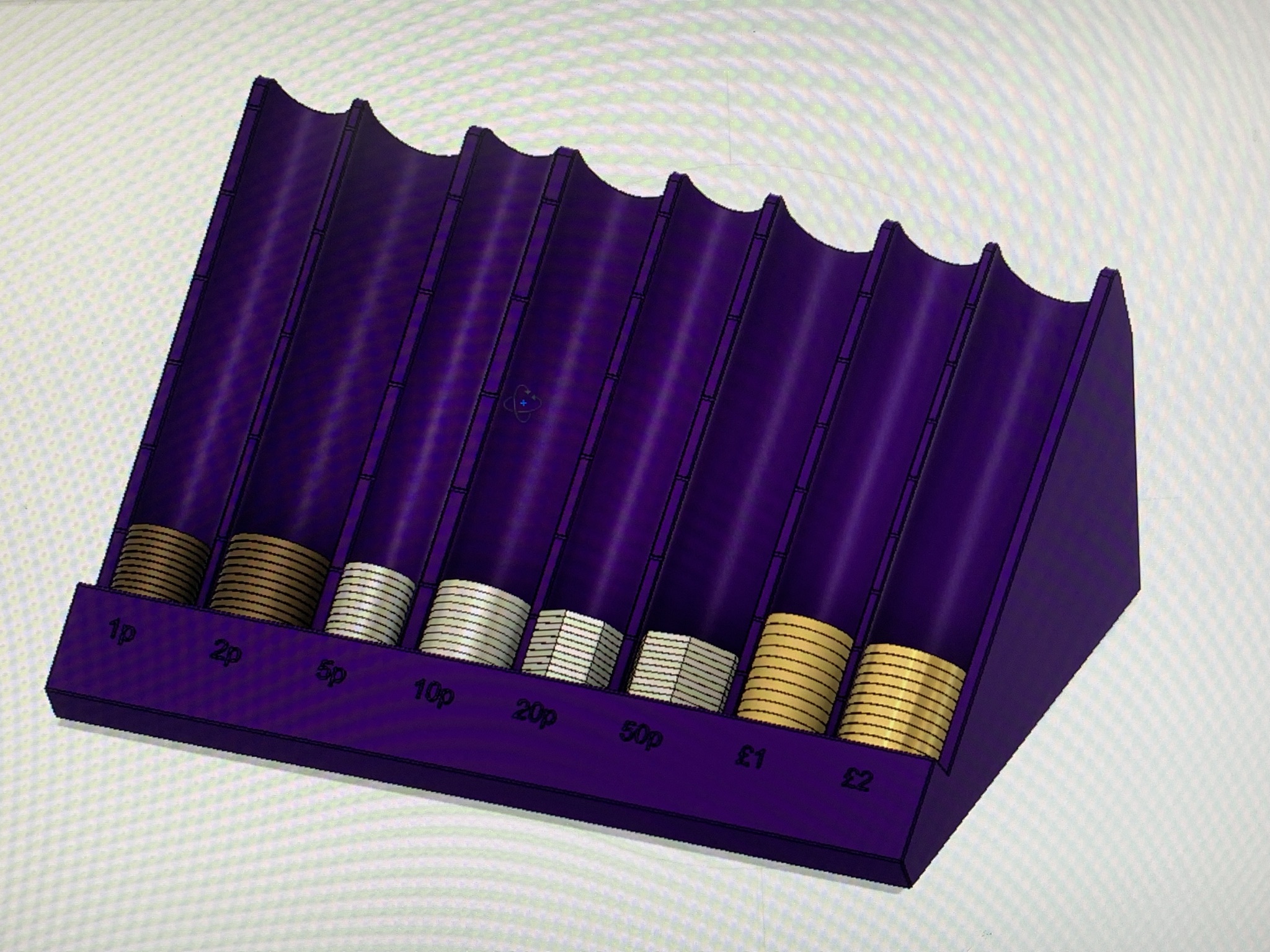 Vertical Money Tray by Aaron Clark | Download free STL model ...