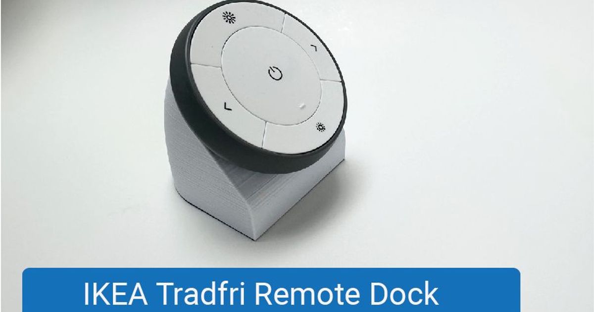 IKEA Tradfri Remote Stand by shakeNbake08 | Download free STL model ...