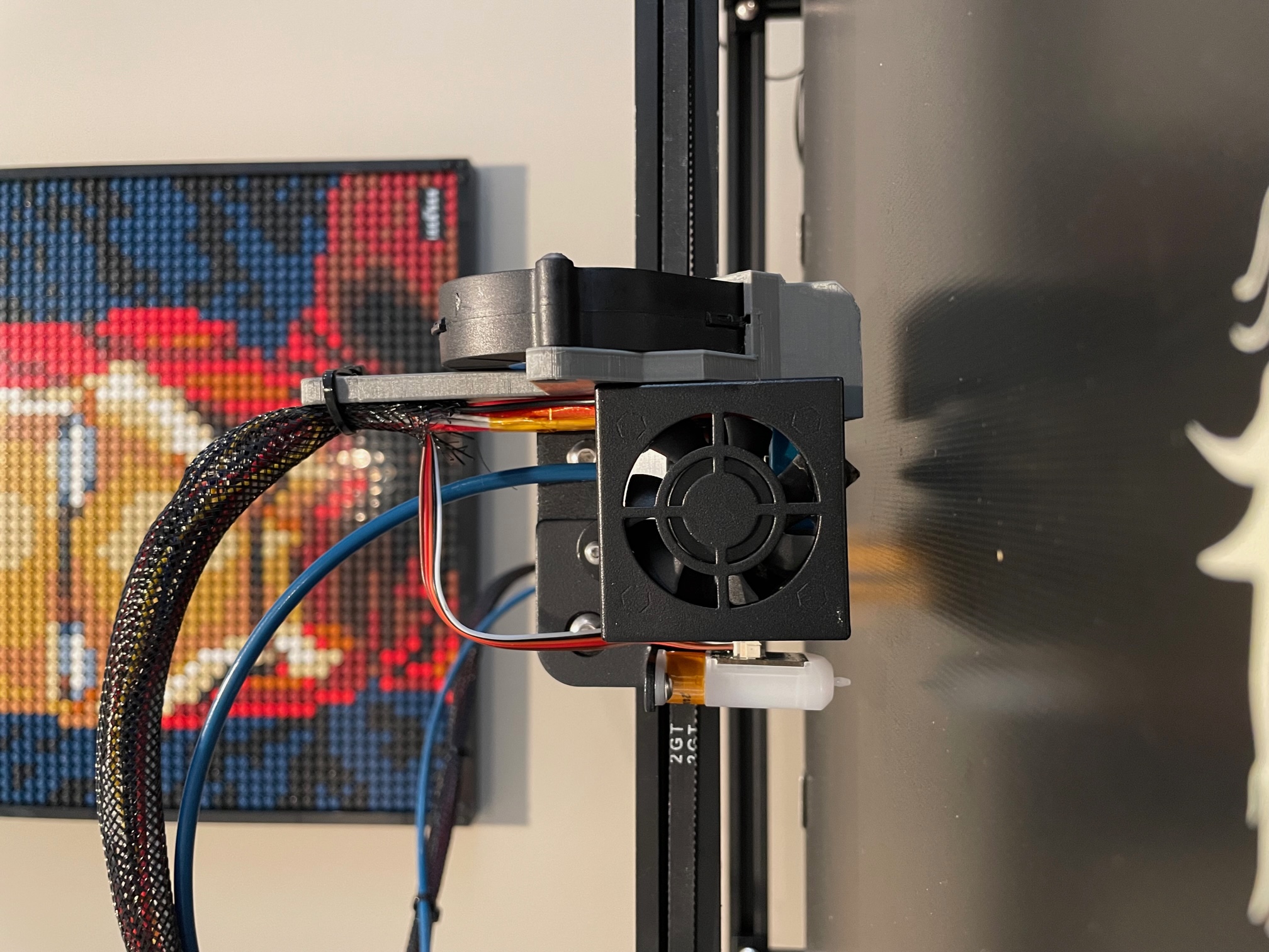 Simple Ender 5 Plus 5015 fan duct by chimy | Download free STL model | Printables.com