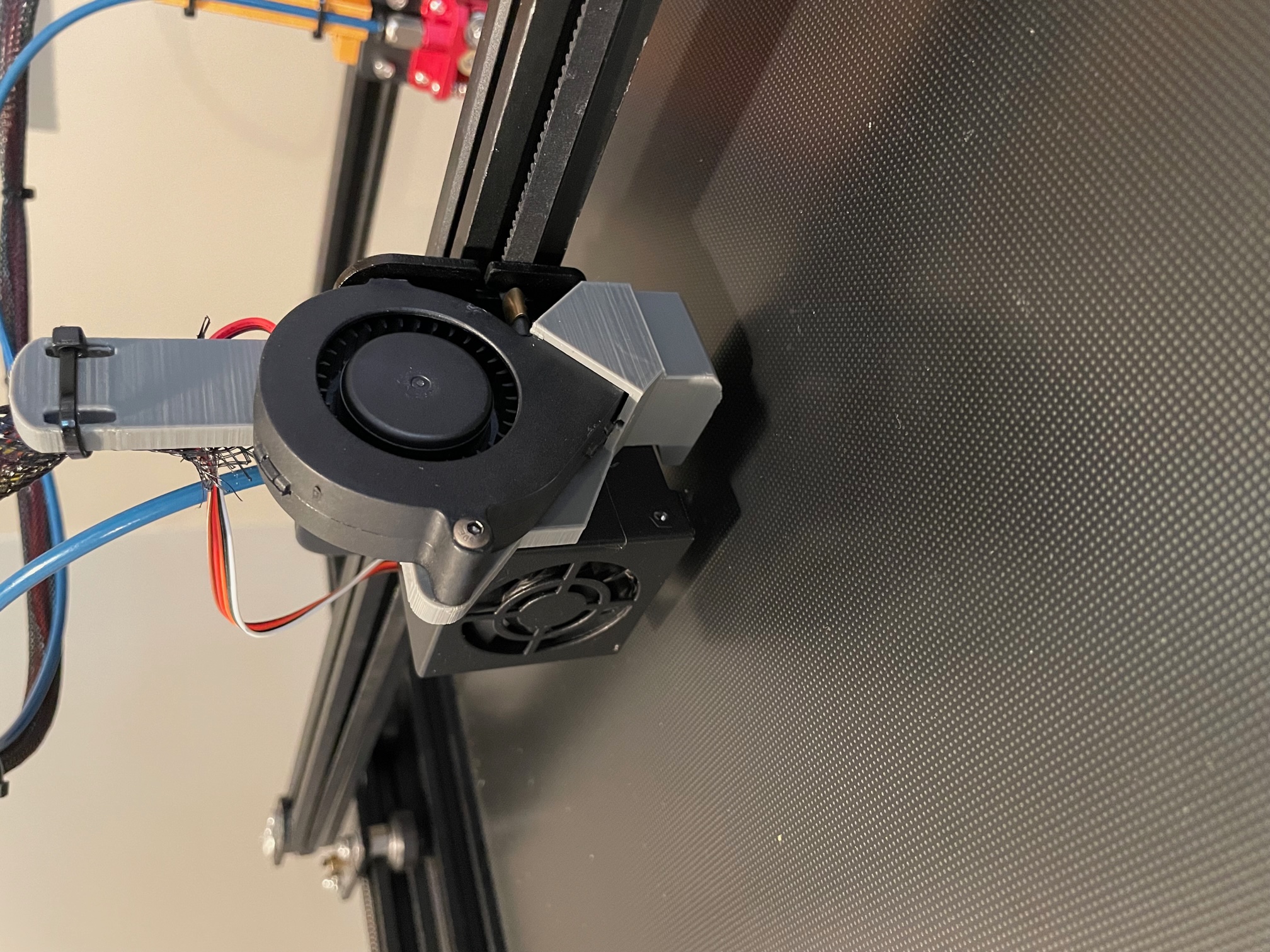 Simple Ender 5 Plus 5015 fan duct by chimy | Download free STL model | Printables.com