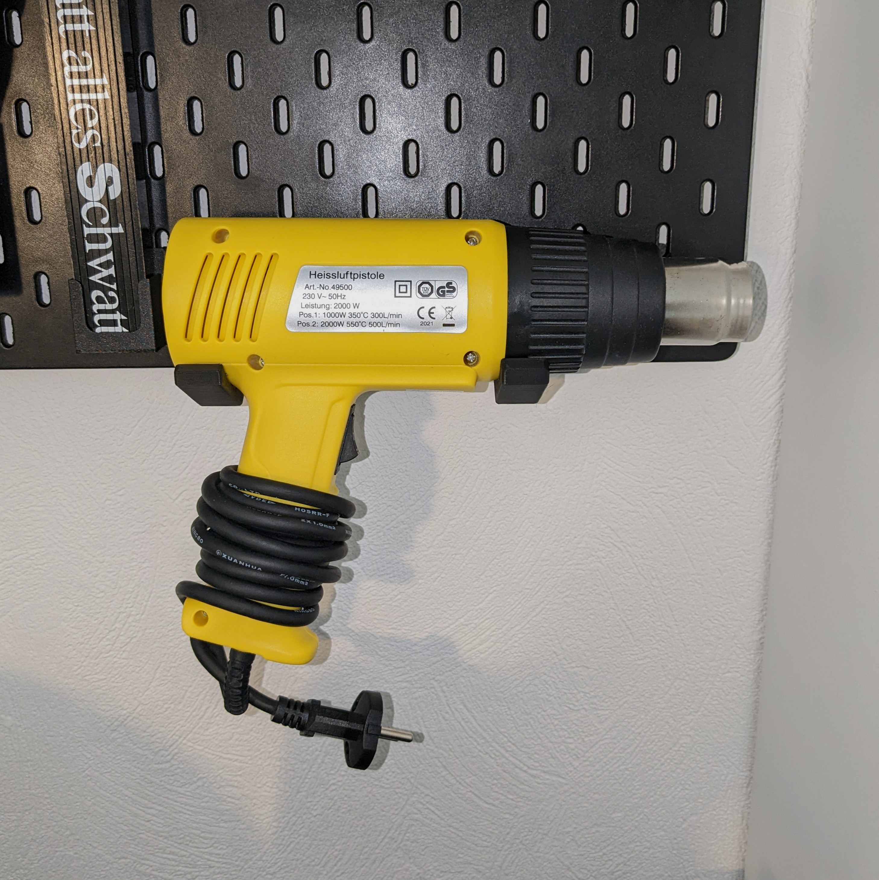 Ikea Skadis hot air heat gun holder by Carsam | Download free STL model ...