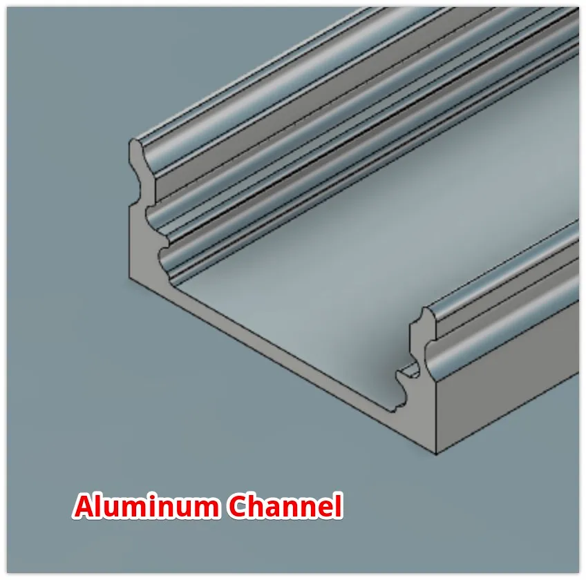Aluminum LED Channel End Caps by poldim | Download free STL model ...