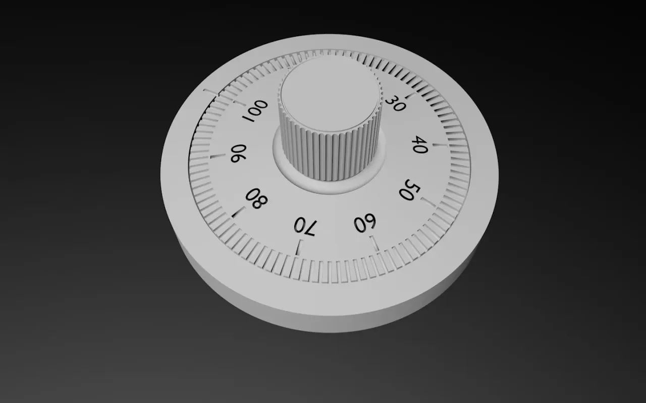Safe lock handle by Martin B | Download free STL model | Printables.com