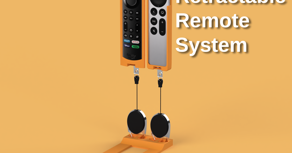 Retractable Remote System | Never Lose A Remote Again by SD3D ...