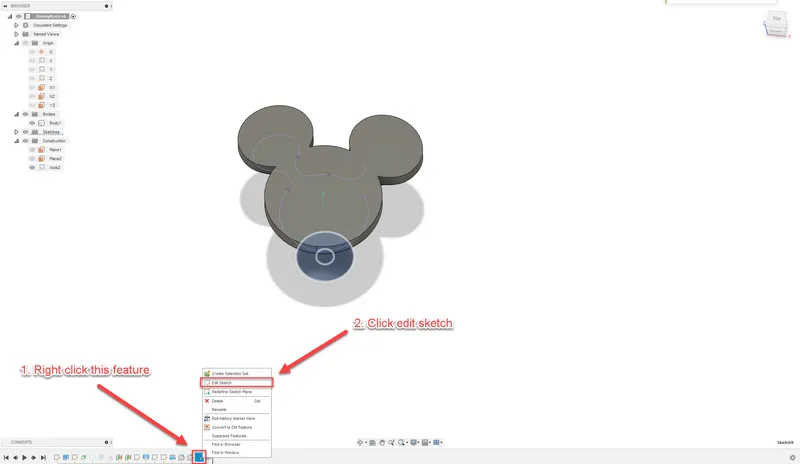 Disney Mickey Mouse Drawer Knob by arcanelayers | Download free STL ...