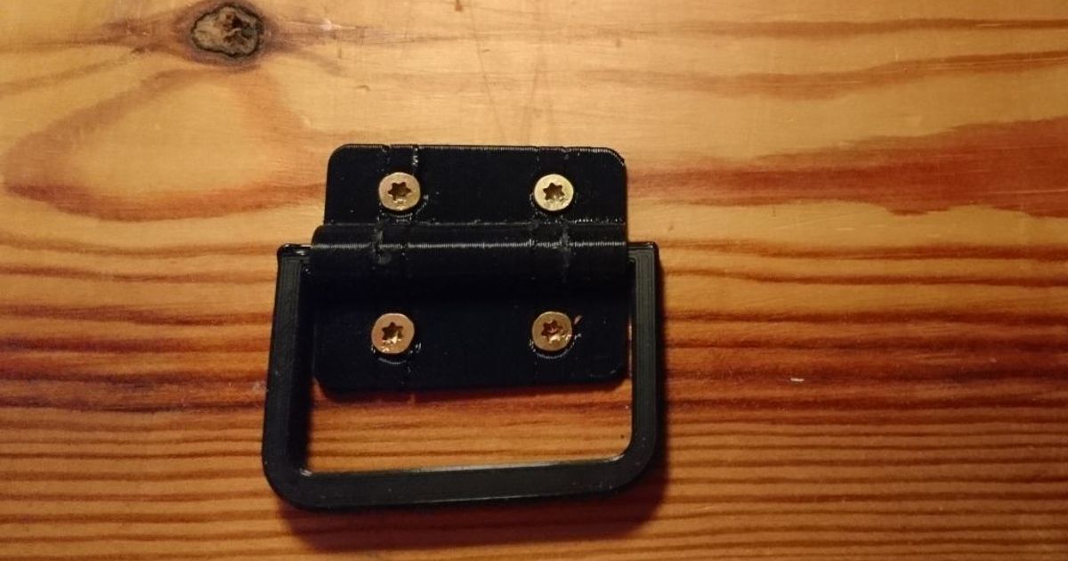 drawer/chest handle by Antimaterie | Download free STL model ...