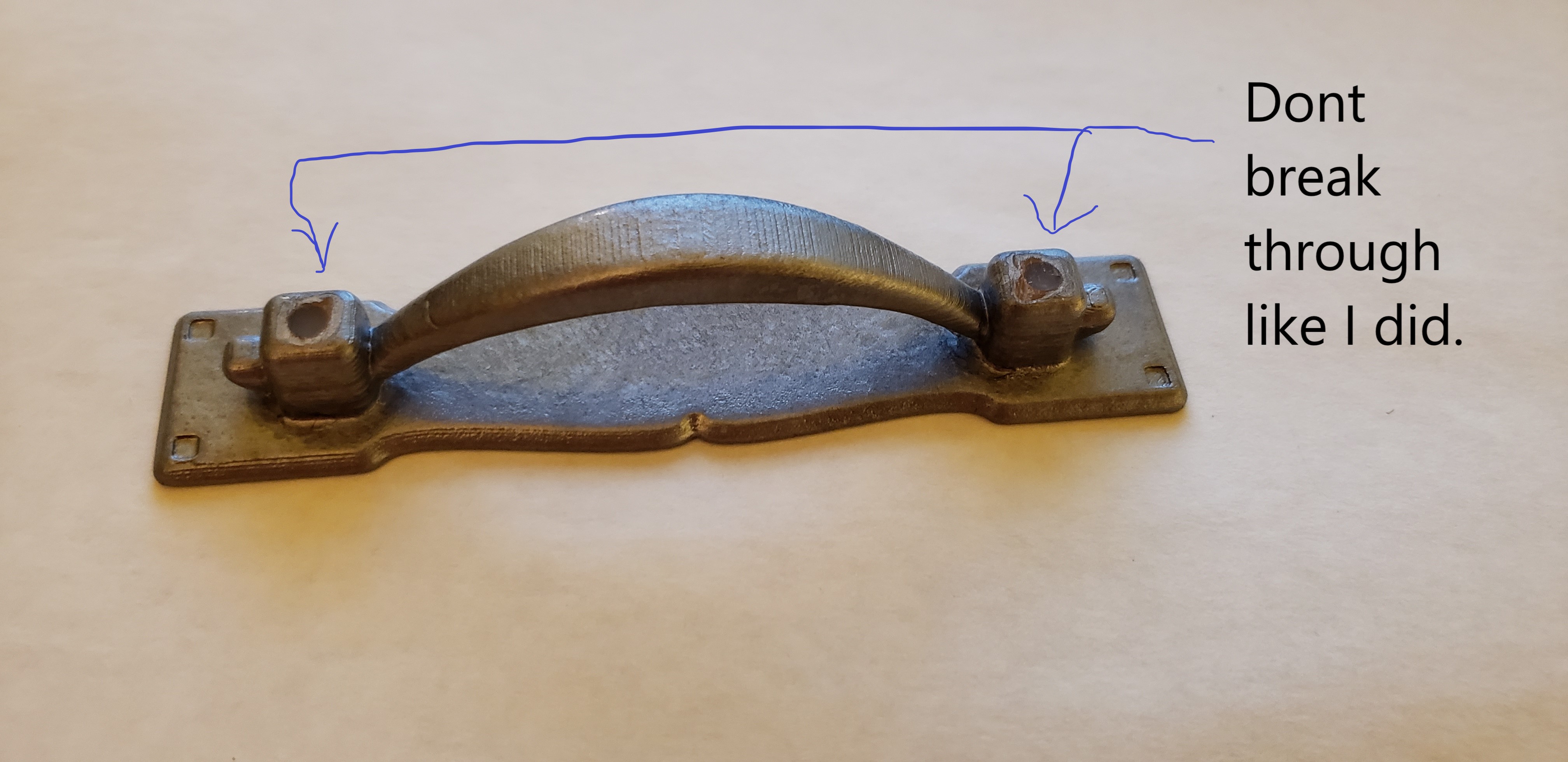 Classic Kitchen Drawer Pull by The American Maker | Download free STL ...