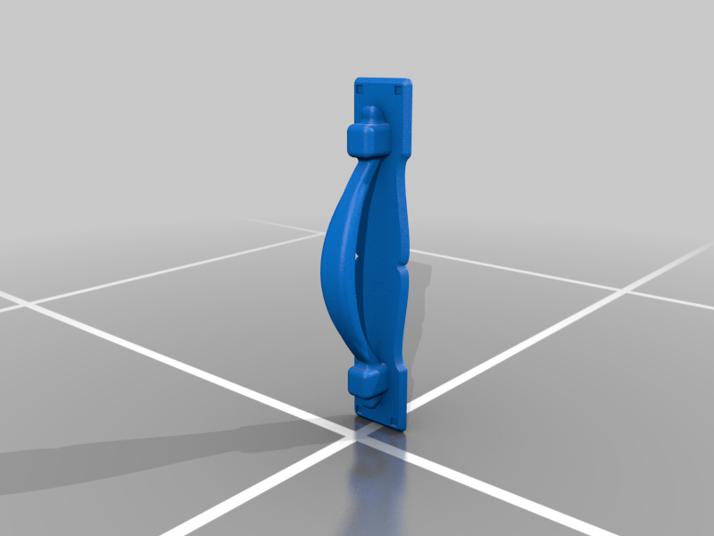 Classic Kitchen Drawer Pull by The American Maker | Download free STL ...