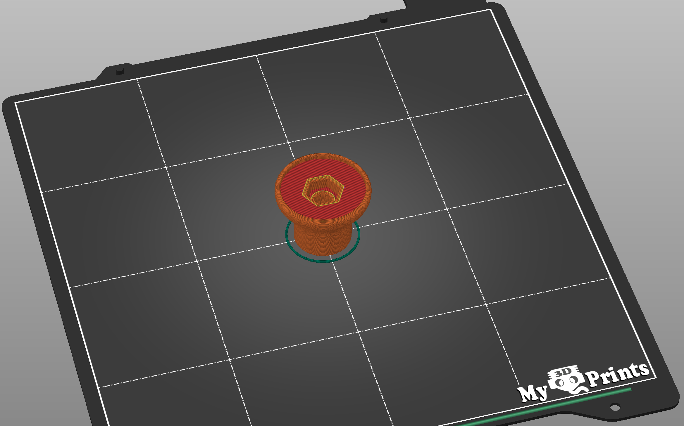 Customizable Cabinet Knob by My 3D Prints | Download free STL model ...