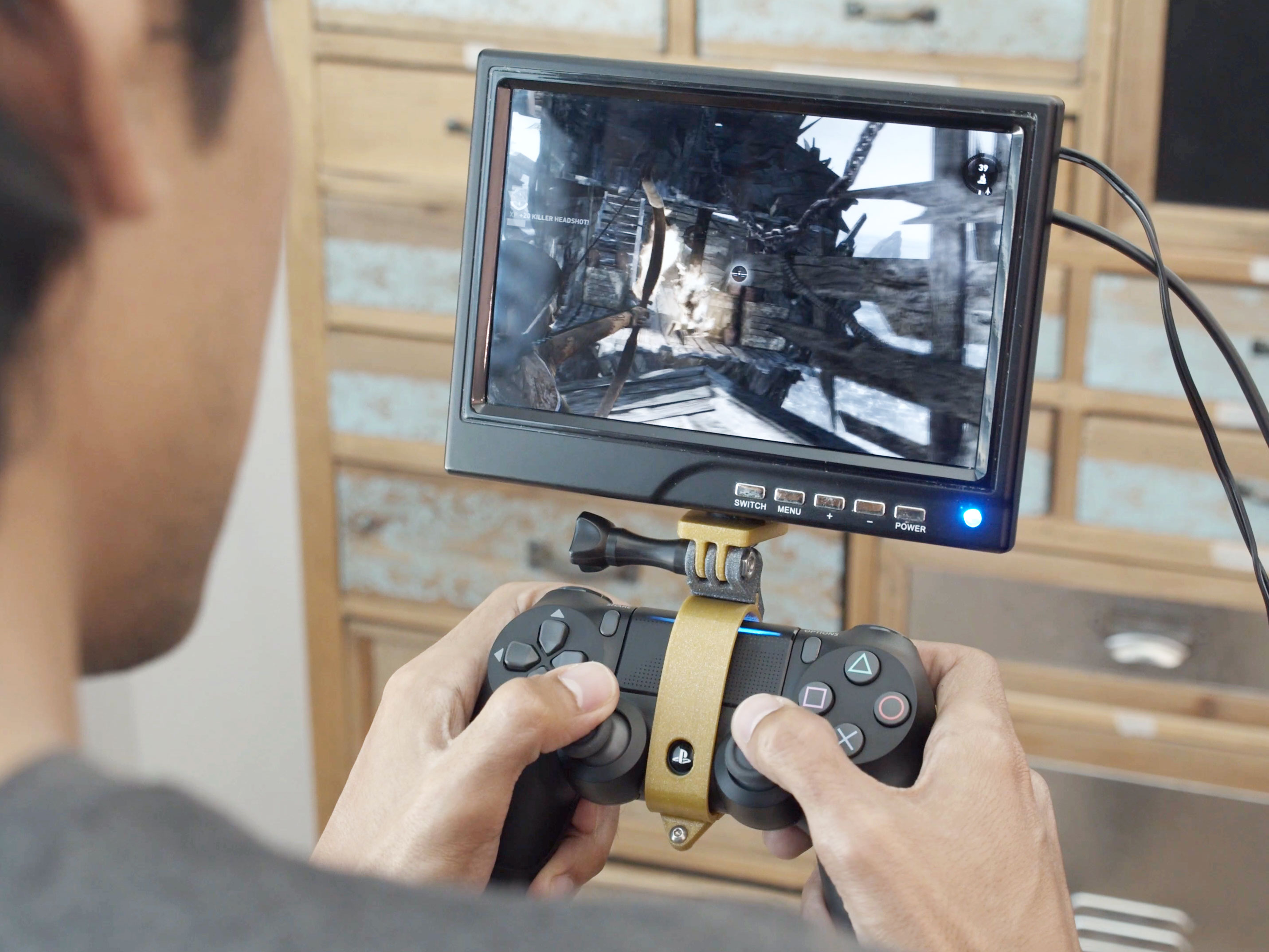 PS4 DualShock Display Mount by Adafruit | Download free STL model ...