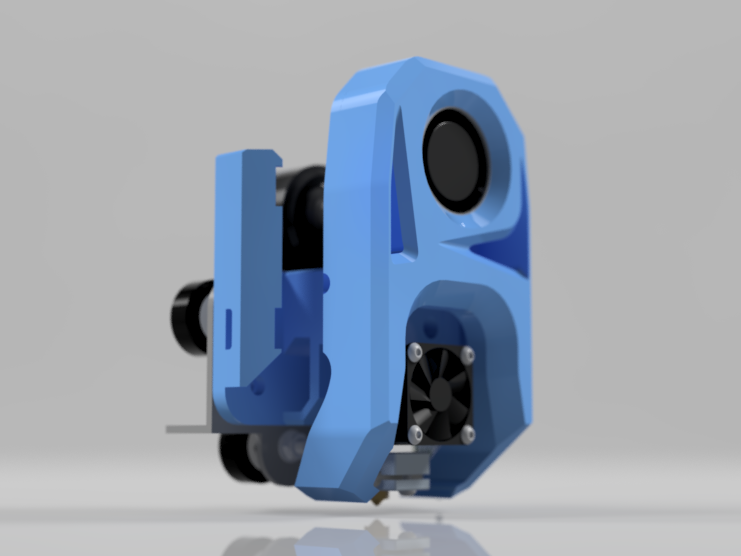 MAK Vector Duct - Orbiter V6 Creality/Ender 3 Mount by M.Kayed ...