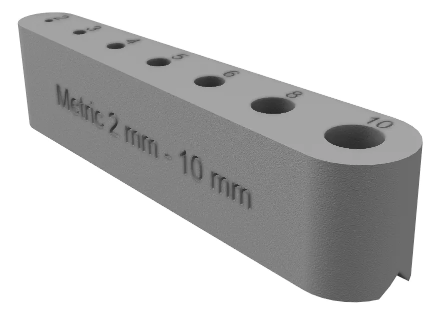 Metric Tap Guide by rodoca | Download free STL model | Printables.com