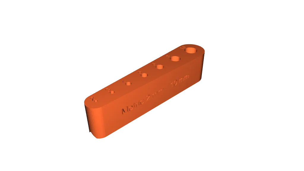 Metric Tap Guide by rodoca | Download free STL model | Printables.com