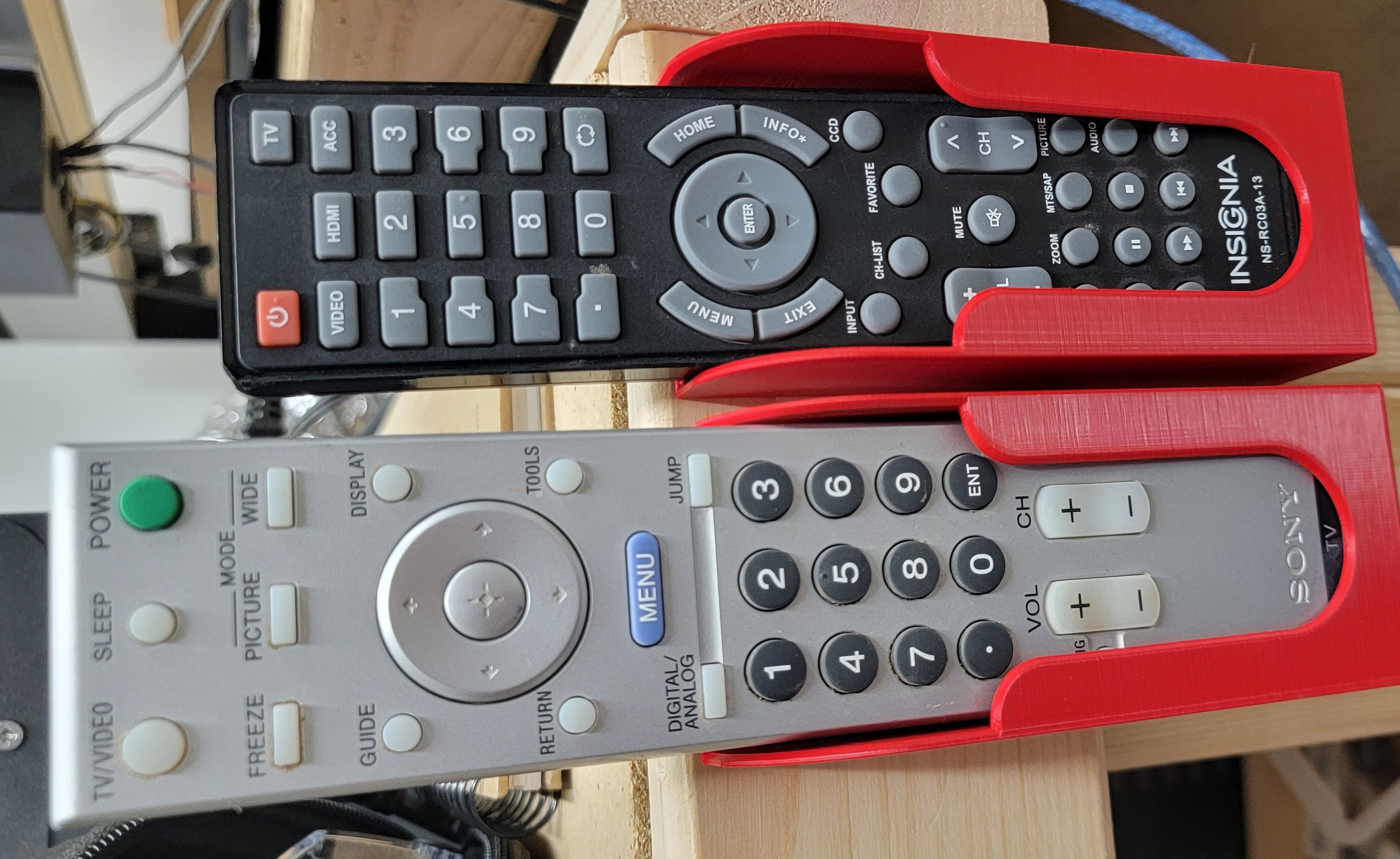 Remote Control Holder by Mikek | Download free STL model | Printables.com