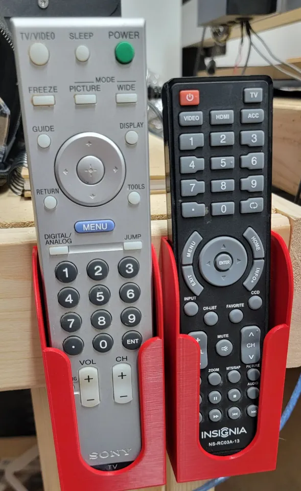 Remote Control Holder by Mikek | Download free STL model | Printables.com