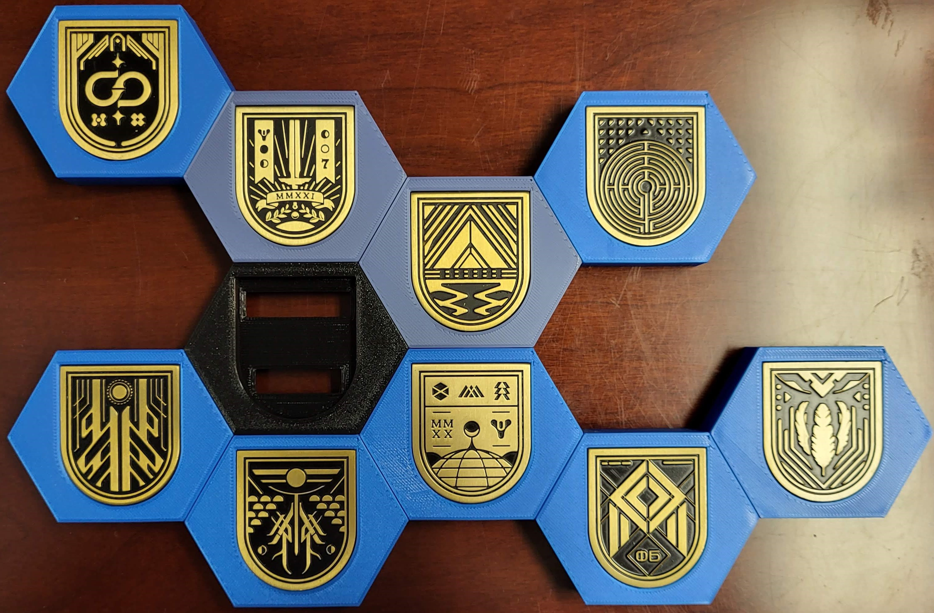 Destiny 2 Seal/Pin Holder - Modular, Magnetic by Agreschn | Download free STL model | Printables.com