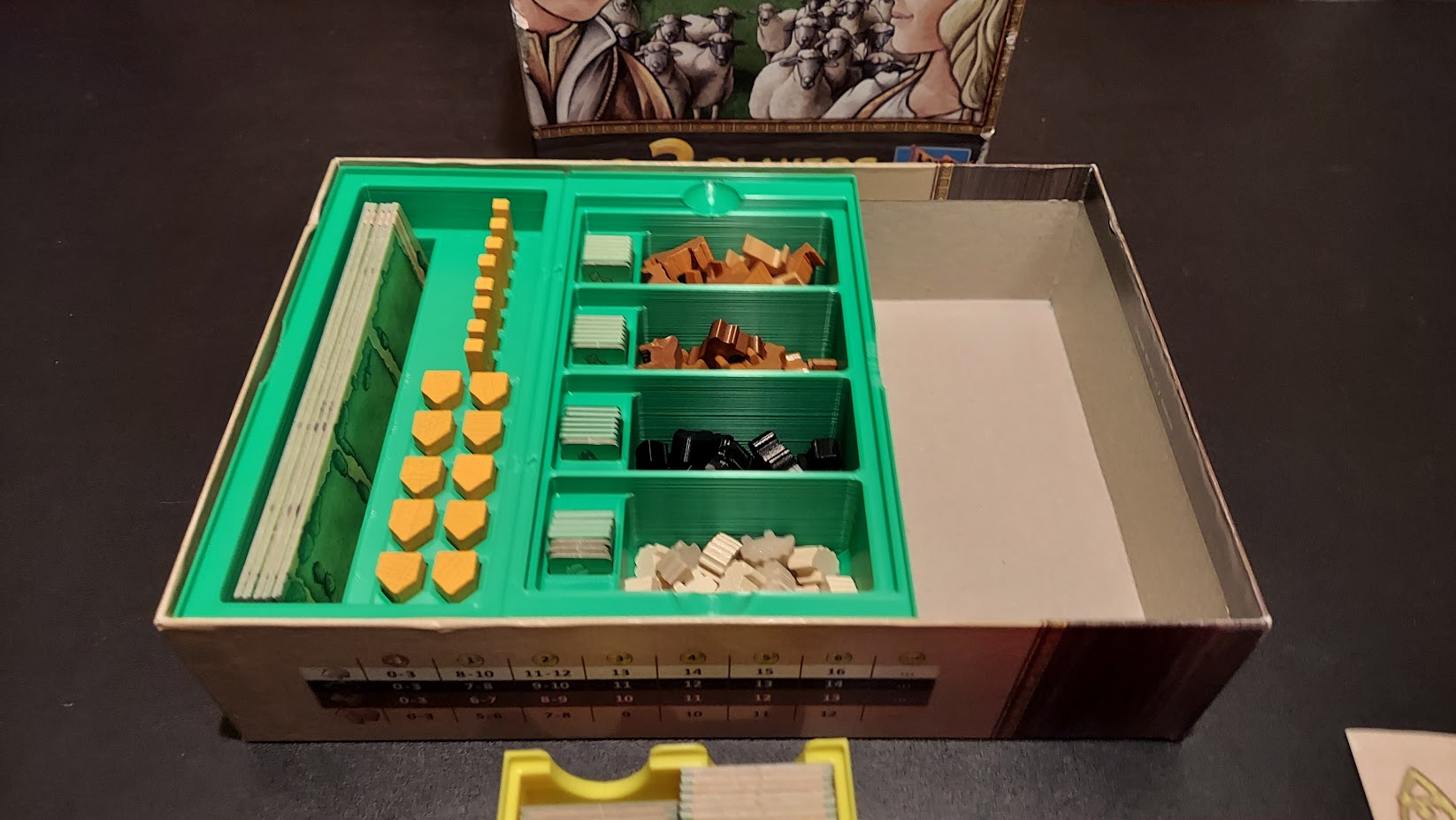 Agricola All Creatures Big and Small Game Piece Trays and Box Orgnaizer ...