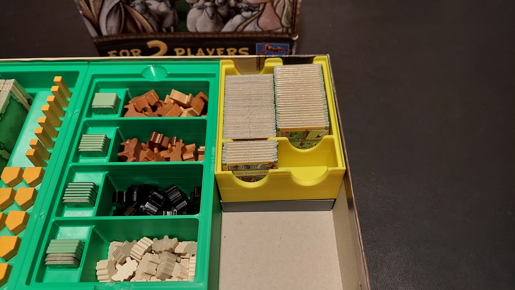 Agricola All Creatures Big and Small Game Piece Trays and Box Orgnaizer ...