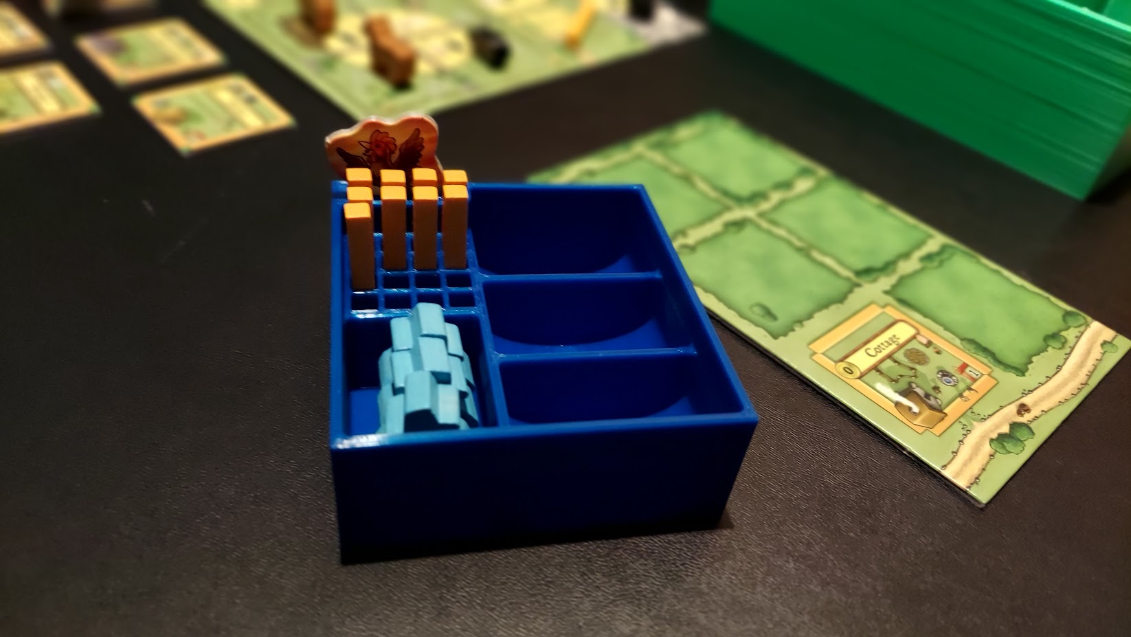 Agricola All Creatures Big and Small Game Piece Trays and Box Orgnaizer ...