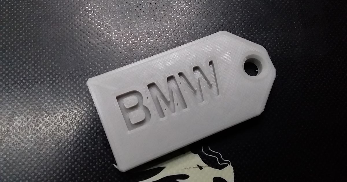 Key Tag BMW by Mark | Download free STL model | Printables.com