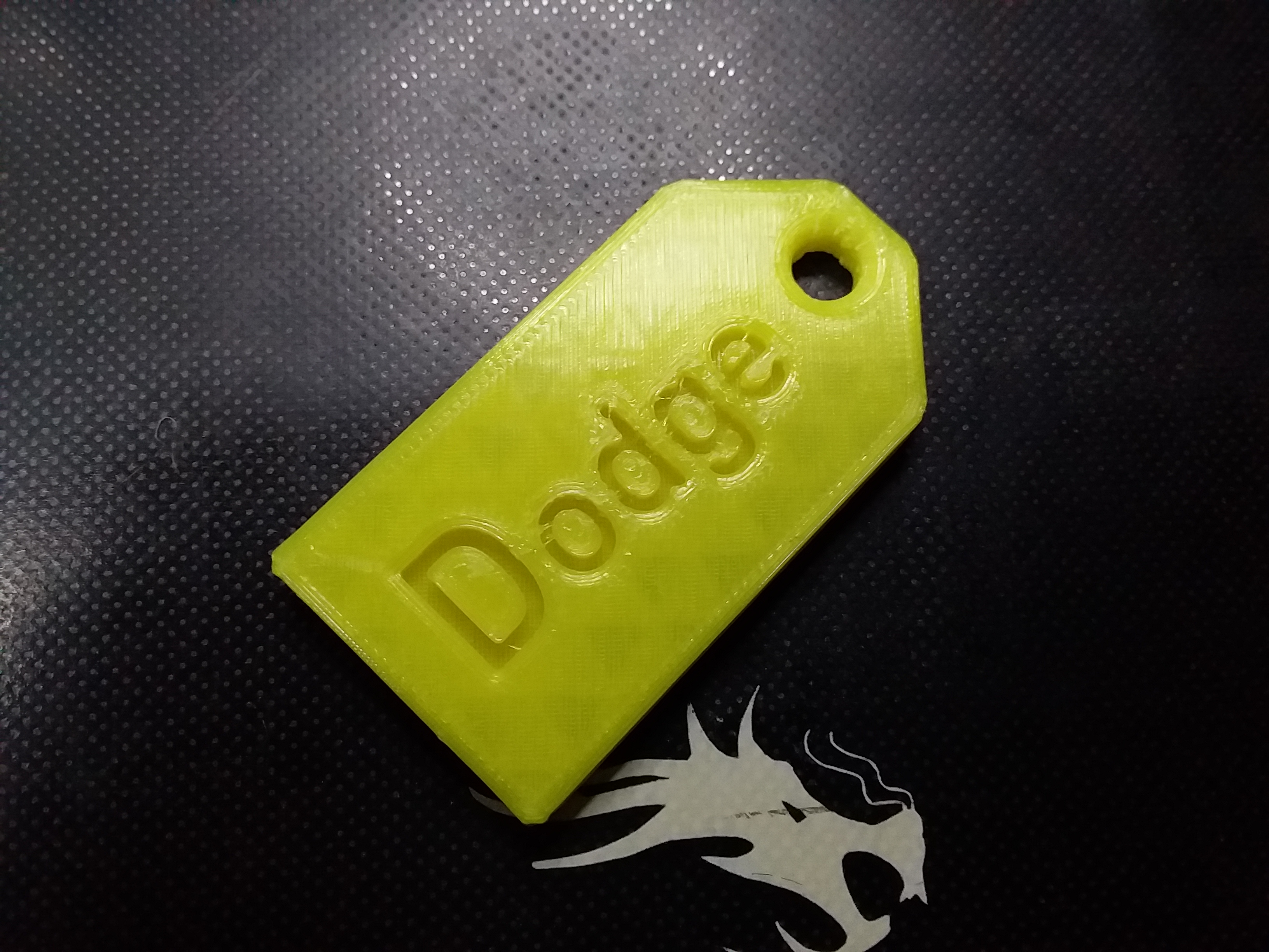 Key Tag Dodge by Mark | Download free STL model | Printables.com