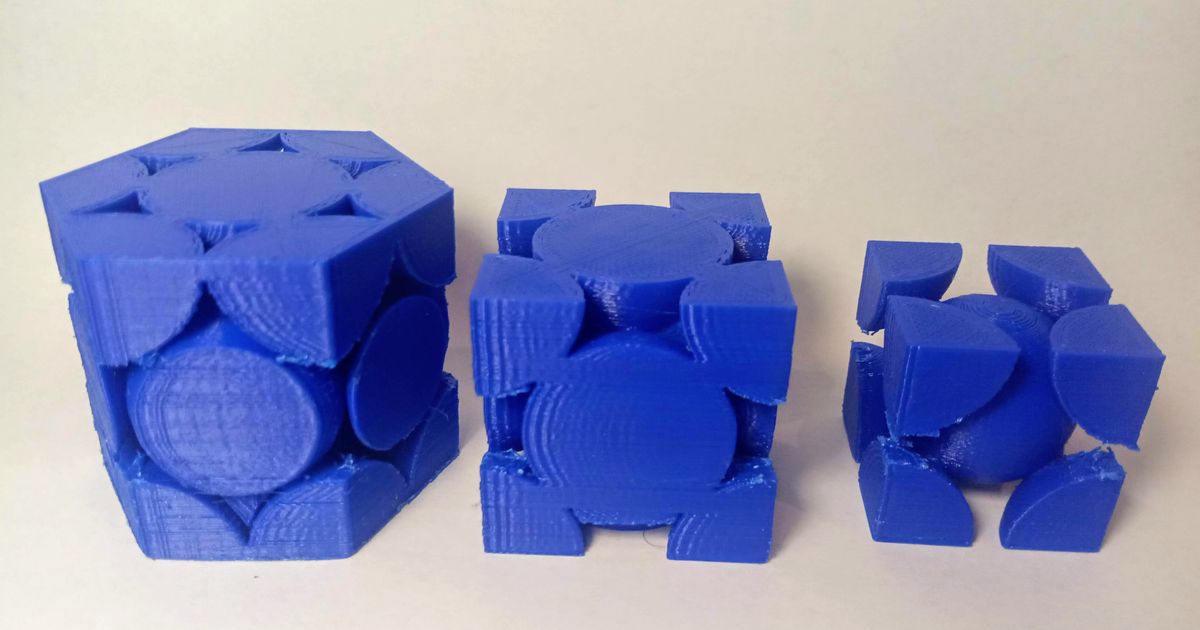 BCC, FCC AND HCP Unit Cell Structures by Andrés OT | Download free STL ...