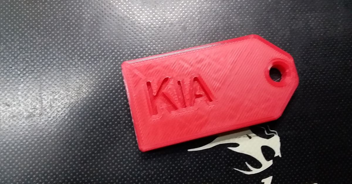 Key Tag Kia by Mark | Download free STL model | Printables.com