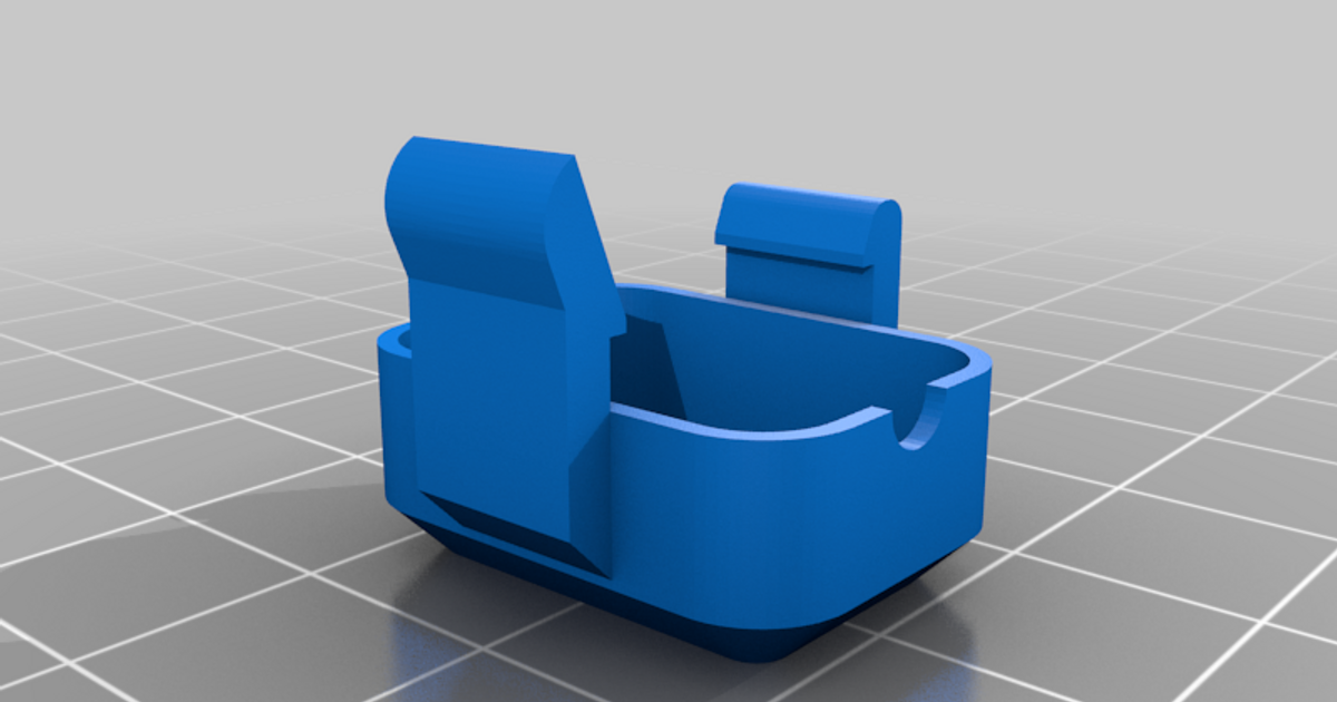 Filament cleaner with improved clip snap on by 3D Mesh | Download free ...