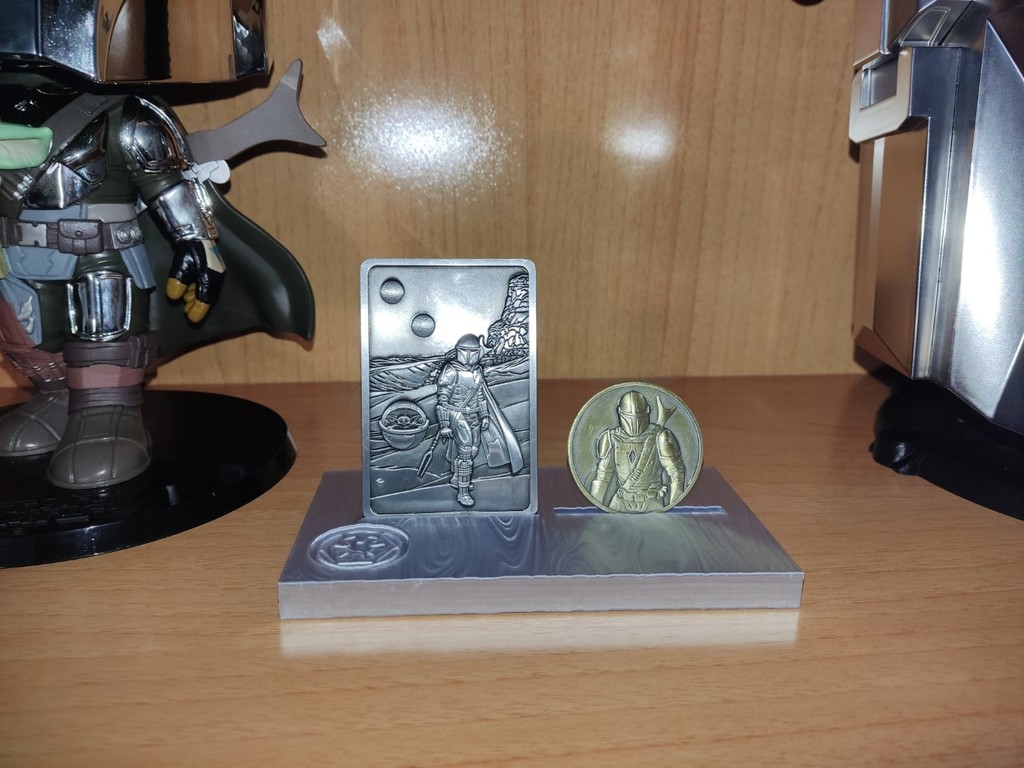 The Mandalorian Coin Ingot Display by Frikarte3D | Download free STL ...