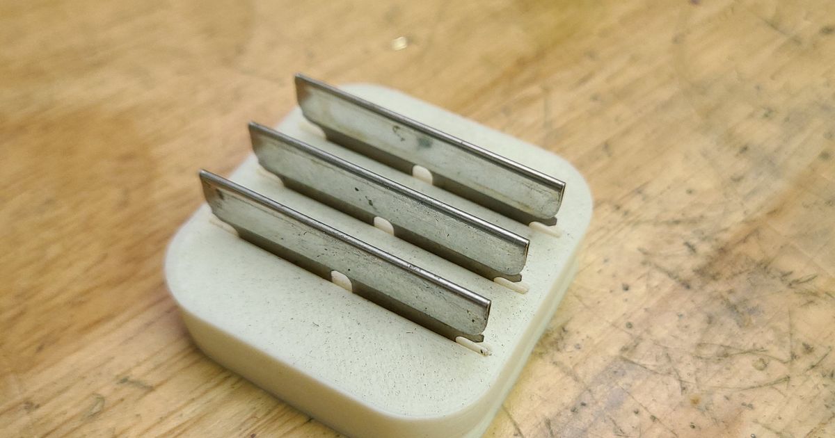 Razor blade holder by WillL84 | Download free STL model | Printables.com