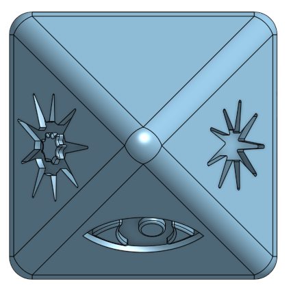 X-Wing 2.0 Attack and Defense Dice by Kuat Print Yards | Download free ...
