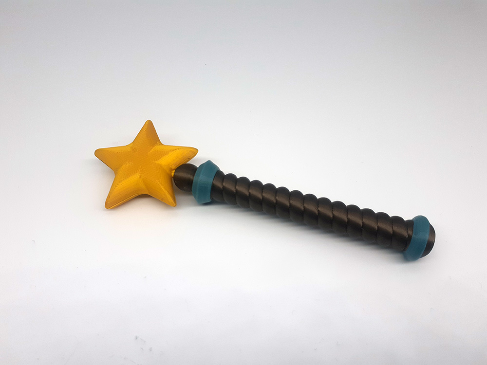 Paper Star Rod by 3DTwinkie | Download free STL model | Printables.com