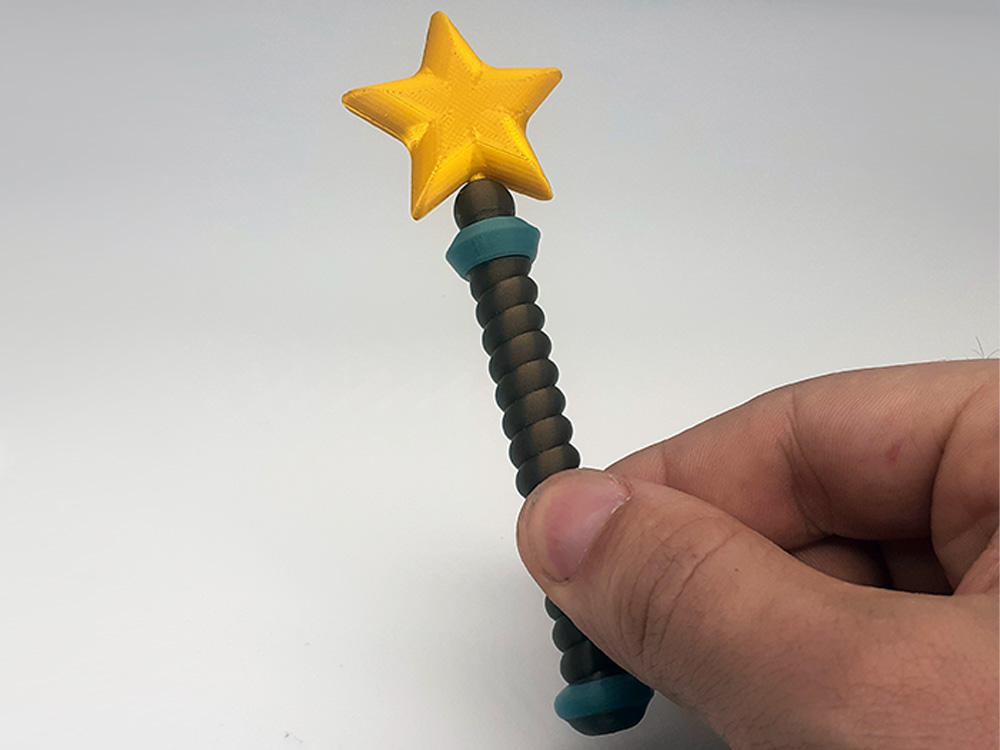 Paper Star Rod by 3DTwinkie | Download free STL model | Printables.com