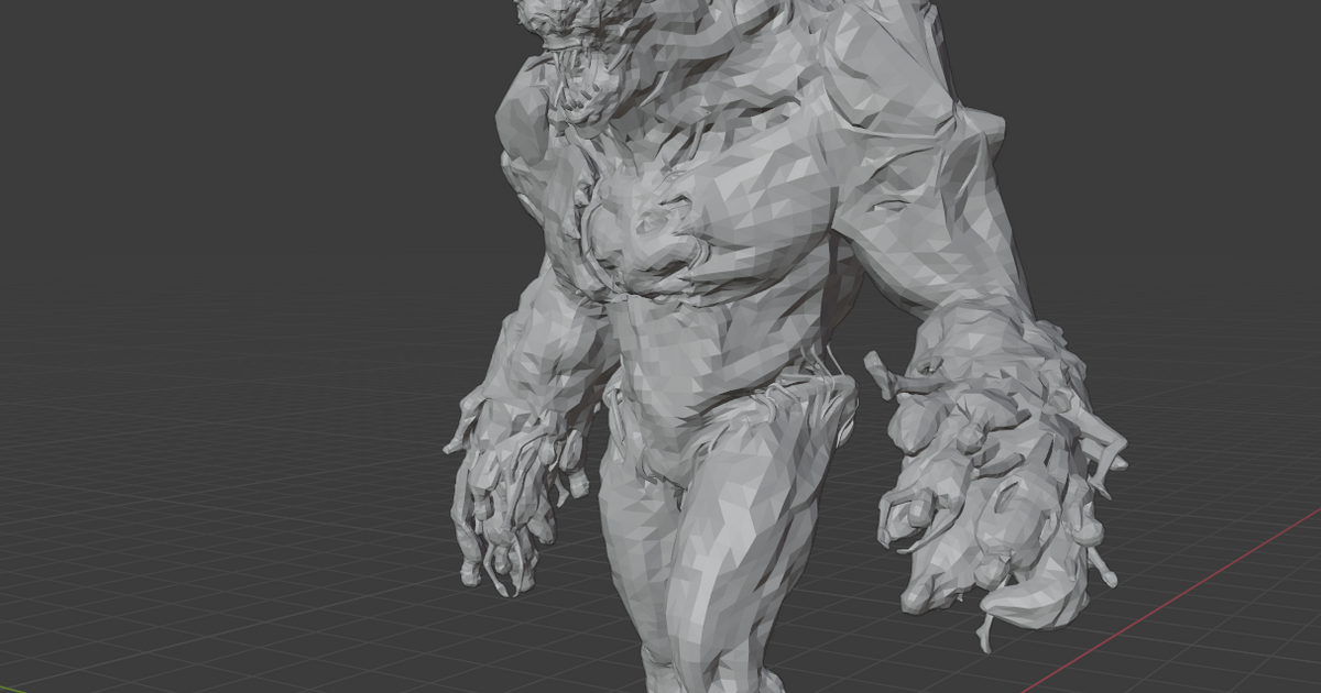 Back 4 Blood Ogre with a Christmas hat by Joe Brooks | Download free ...